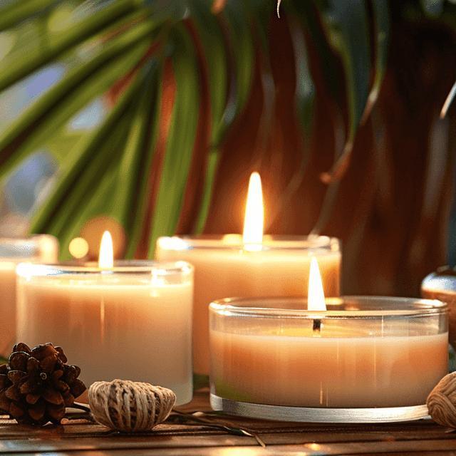 Candle wax and ingredients for making scented candles - Sheananda